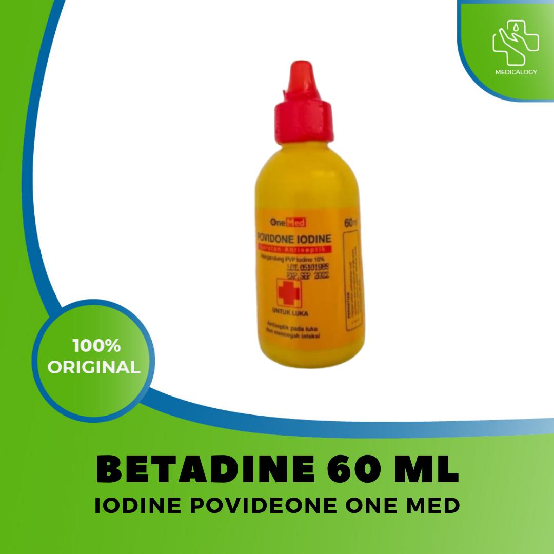 Betadine 60 ml - Lodine Povidone Betadine / Lodine Povideone One Med | Lazada Indonesia
