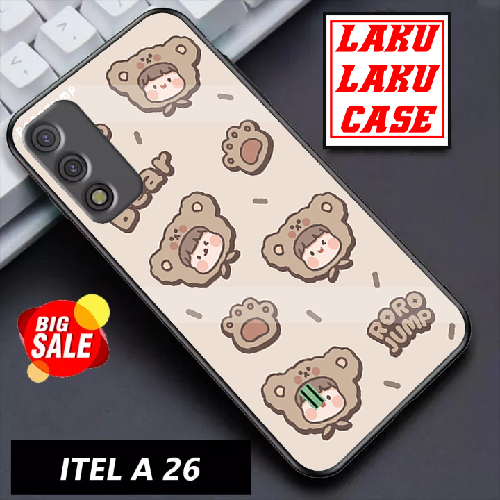 Soft Case Glossy Vision Itel A26 - Casing 4D Vision Itel A26 Terbaru LakuLaku Case [ Roro Jump ...