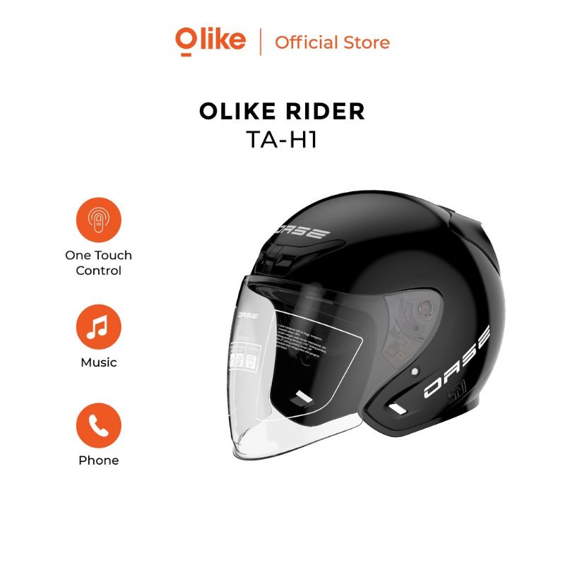 OLIKE TA-H1 Smart Helm Bluetooth GPS MAPS Helmet Raider Speaker with ...