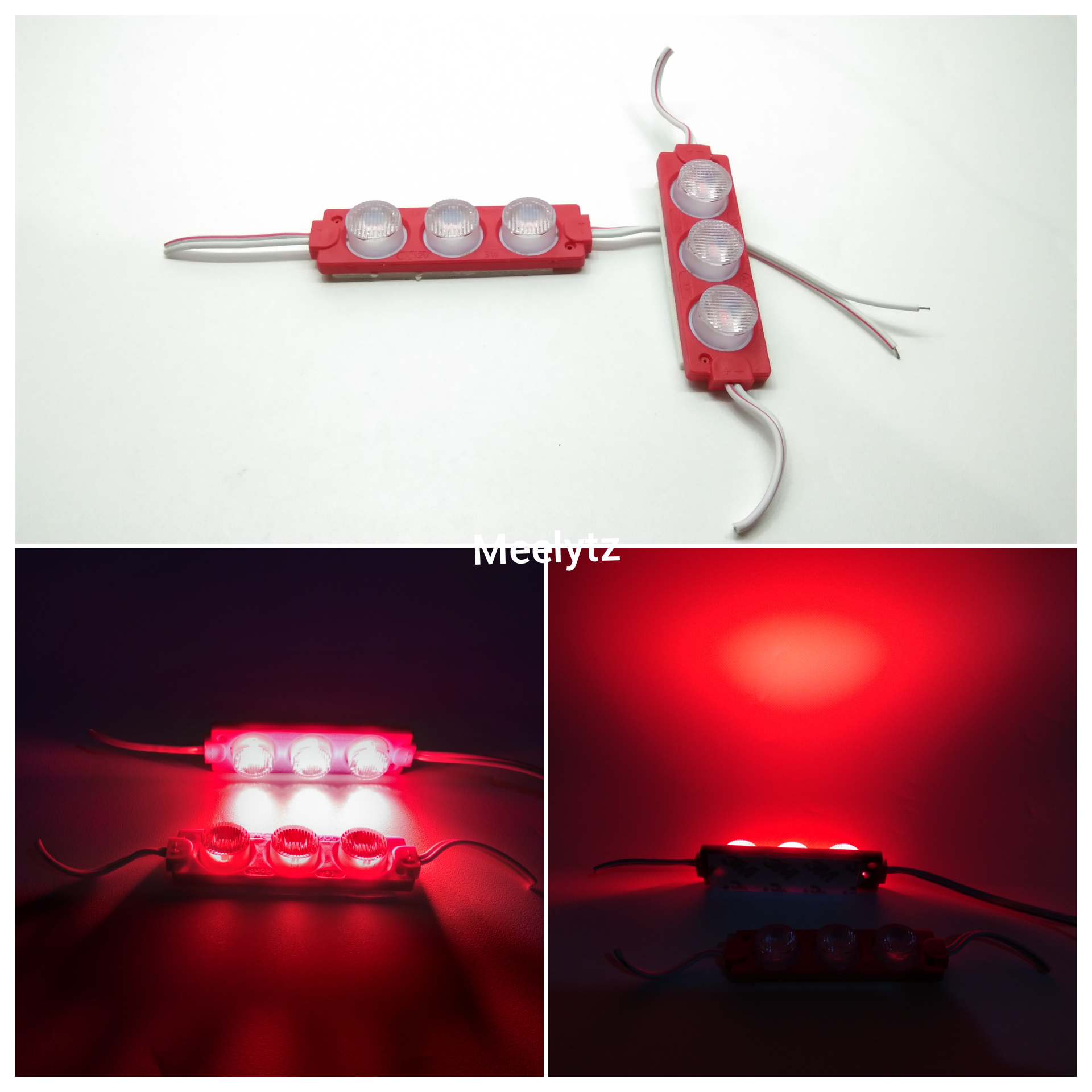 Lampu LED 3 mata merah 24volt Grade A | Lazada Indonesia