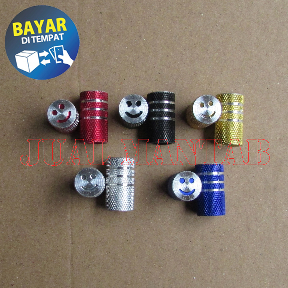 Tutup Pentil Ban Smile CNC Universal Variasi Aksesoris Murah | Lazada ...