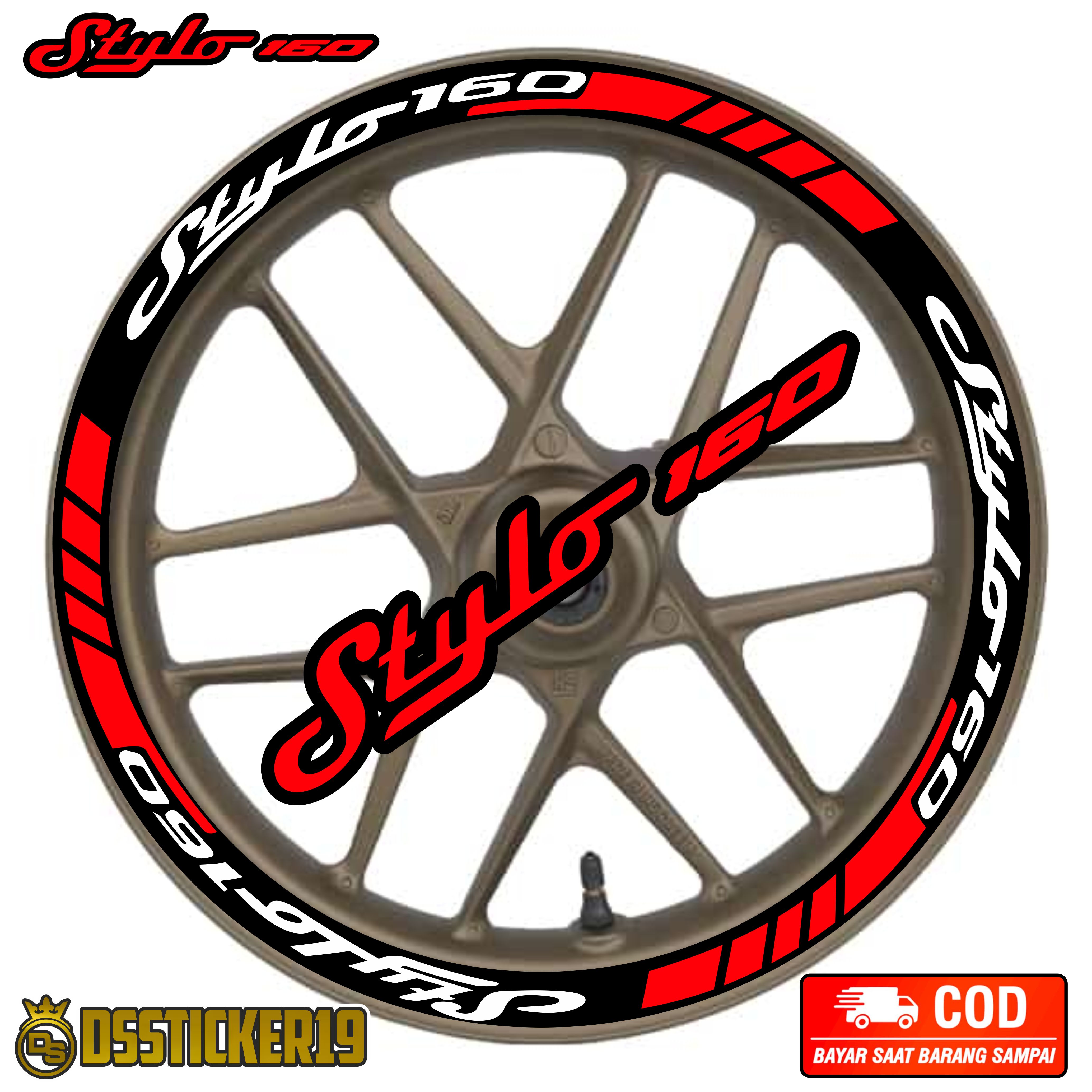 Stiker Sticker Velg Honda Stylo 160 Berkualitas Premium | Lazada Indonesia