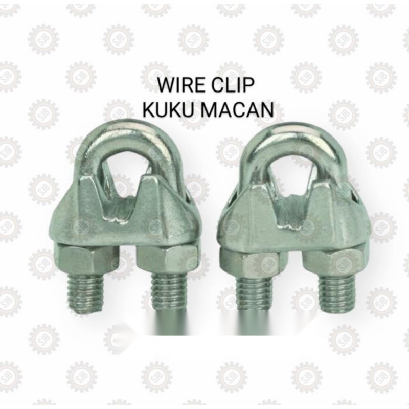 Klem seling M10 klem sling 10mm 3/8 kuku macan wire clip | Lazada Indonesia