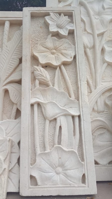 Batu Alam Ornamen Motif Bunga 20 X 60cm | Lazada Indonesia