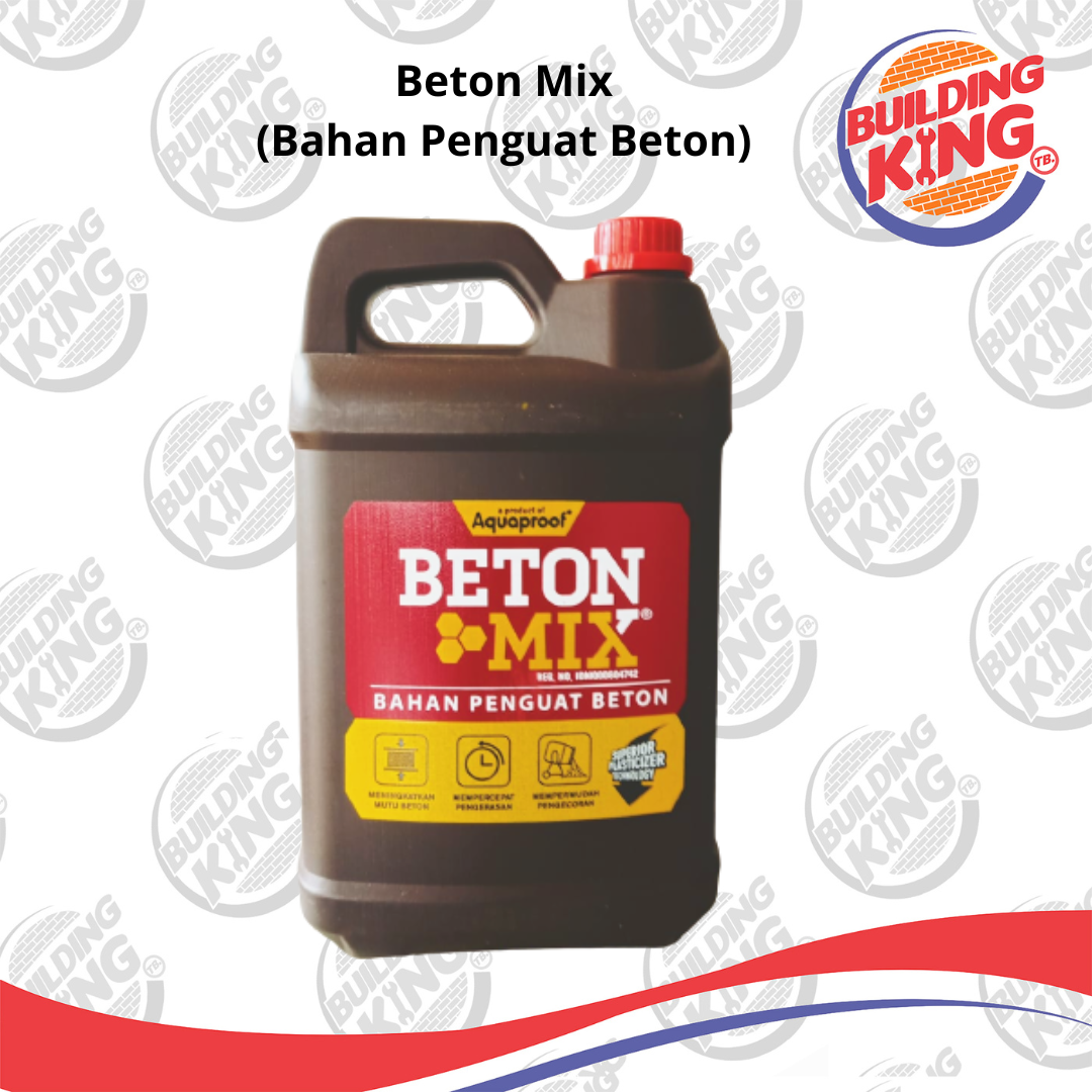 Beton Mix 5 Kg Liter Pengeras Penguat Beton Obat Semen Cor AQUAPROOF ...