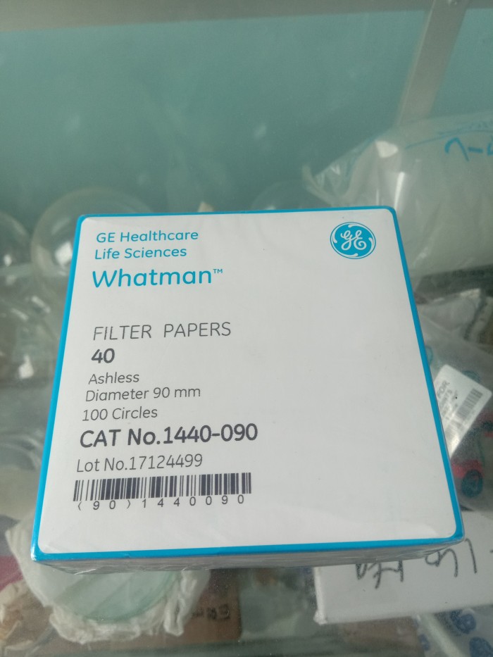 Filter Paper / Kertas Saring No. 40 Grade 40 | Whatman 1440-090 ...