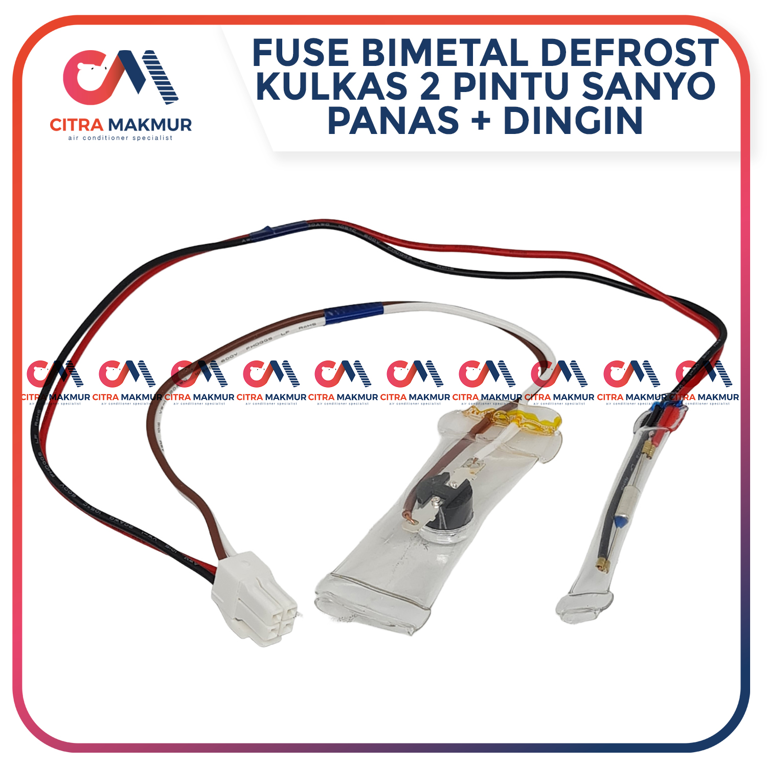 Defrost Bimetal Fuse Sanyo Aqua Double Kulkas 2 pintu Dobel Panas dan Dingin semua merk Fius ...