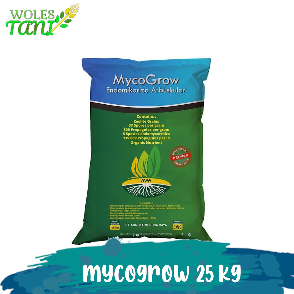 Pupuk Mycogrow Mycogrow 25 Kg Zeolit Endomikoriza Ektomikoriza Asam ...