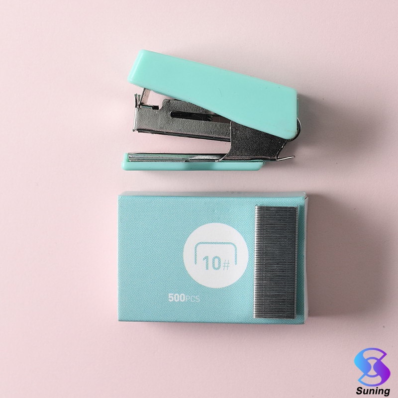 stapler #10 &staple cute set Stapler Mini Set Staples Perlengkapan ...