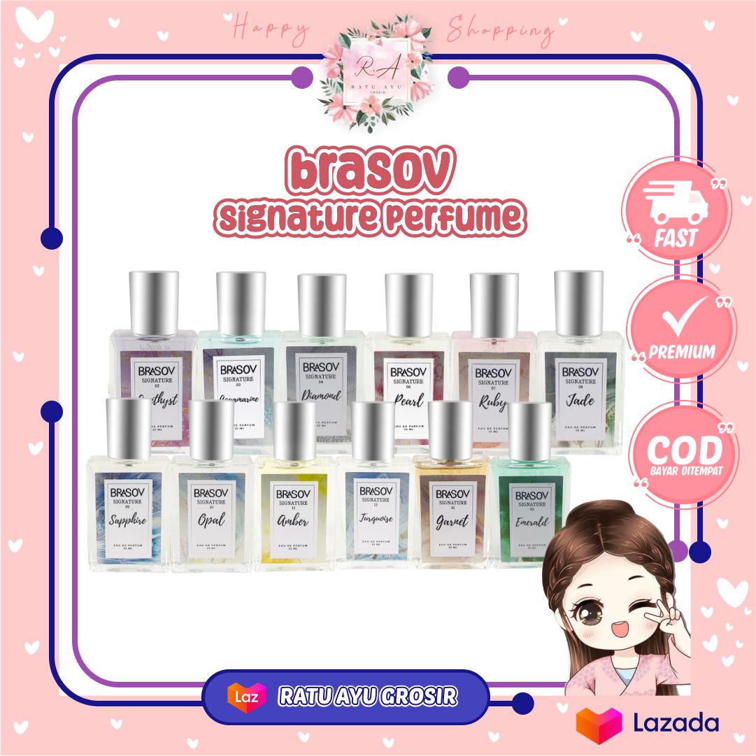 Brasov Eau De Parfume Signature 35ml | EDP Parfum Badan Wanita Pria ...