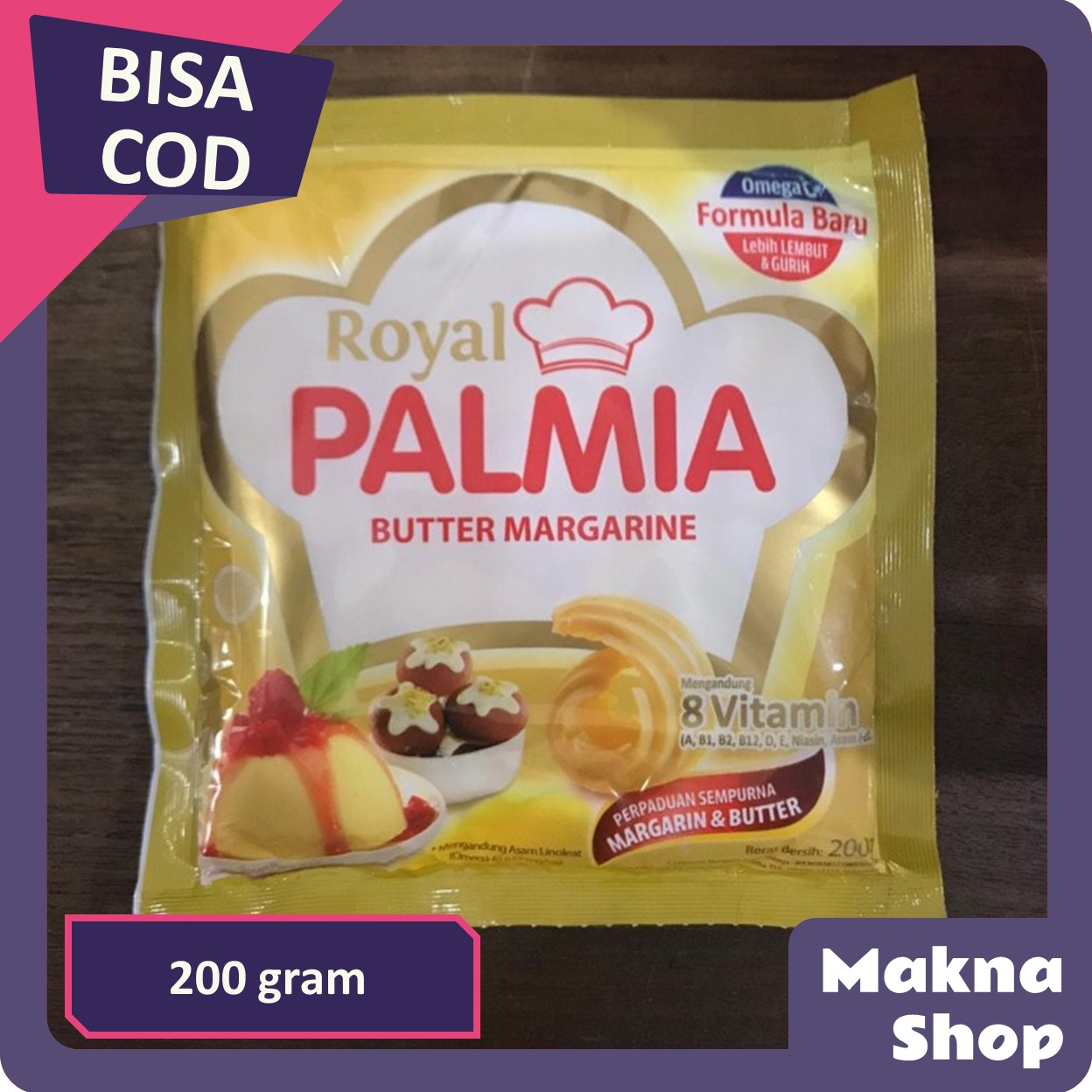 Royal Palmia Butter Margarine 200 gram Mentega Margarin | Lazada Indonesia