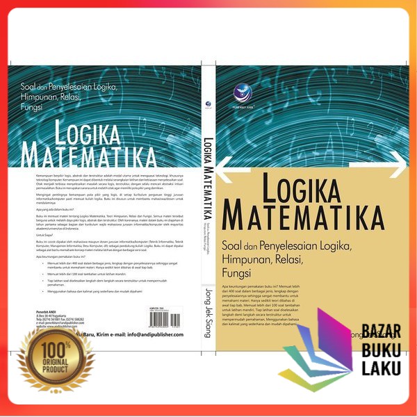 BUKU Logika Matematika, Soal dan Penyelesaian Logika, Himpunan, Relasi ...