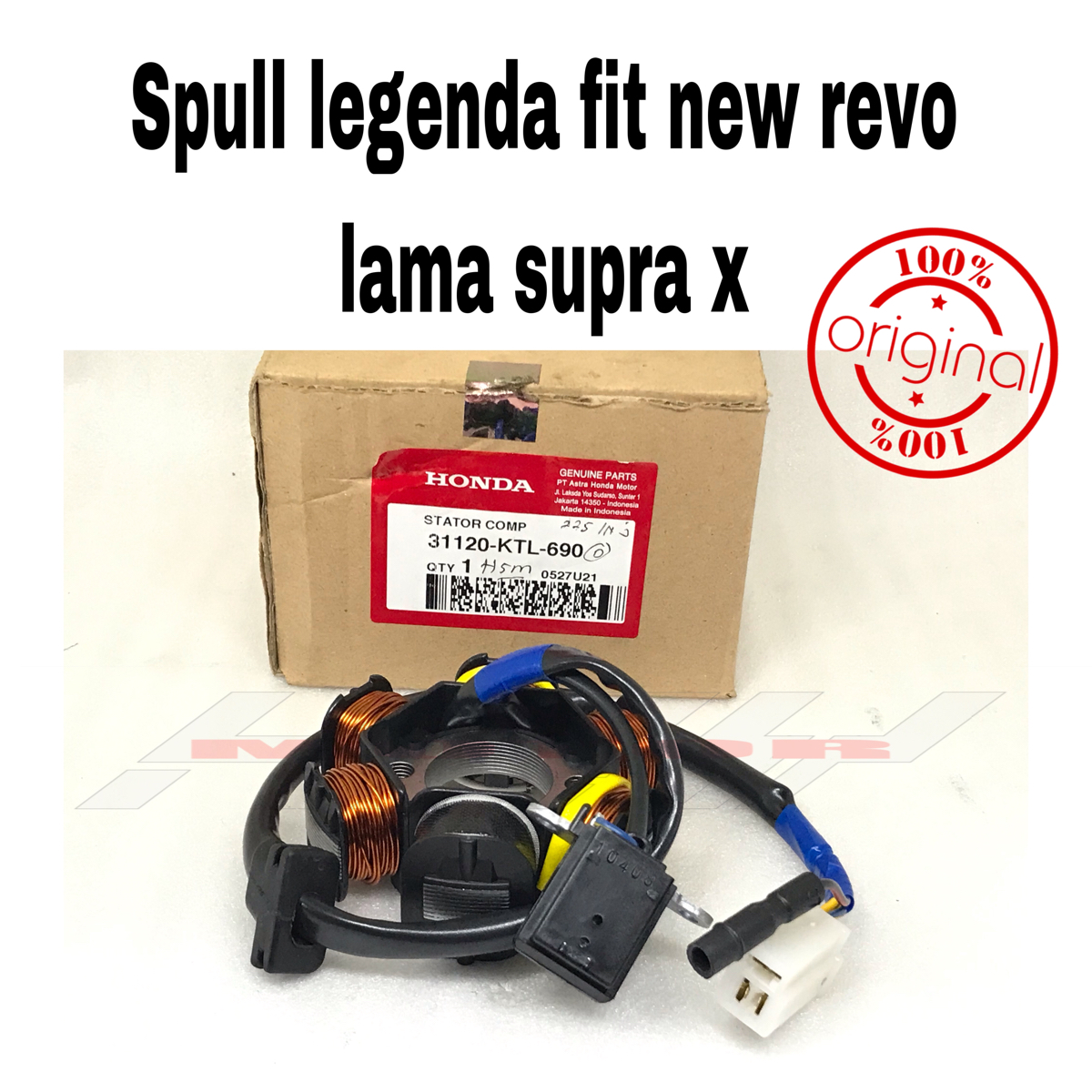 SPUL SPULL SPOL SPOOL STATOR ASSY LEGENDA FIT NEW REVO LAMA SUPRA X 31120-KTL-690 | Lazada Indonesia