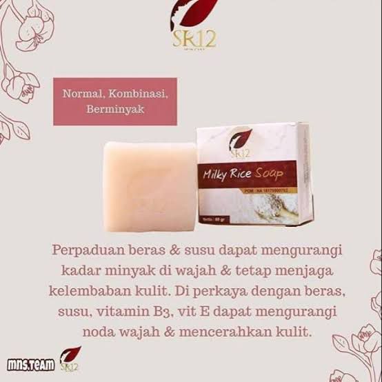 MILKY RICE SOAP SR12 / SABUN MUKA - REKOMENDASI UNTUK KULIT WAJAH ...