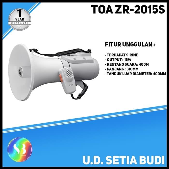 Toa Megaphone Zr-2015S 15 Watt Dengan Sirine/Whistle | Lazada Indonesia