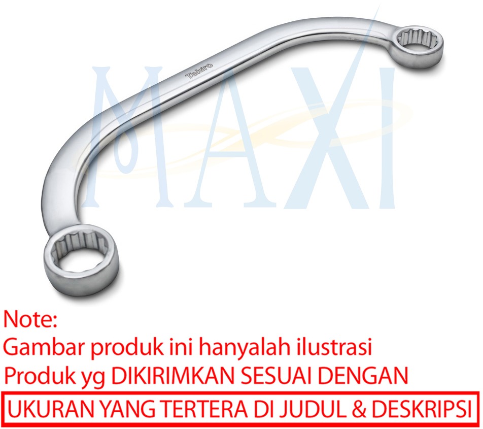 TEKIRO Kunci Ring Bulan / Obstruction Wrench - Uk. 19 X 22 mm - MAXITOOLS | Lazada Indonesia
