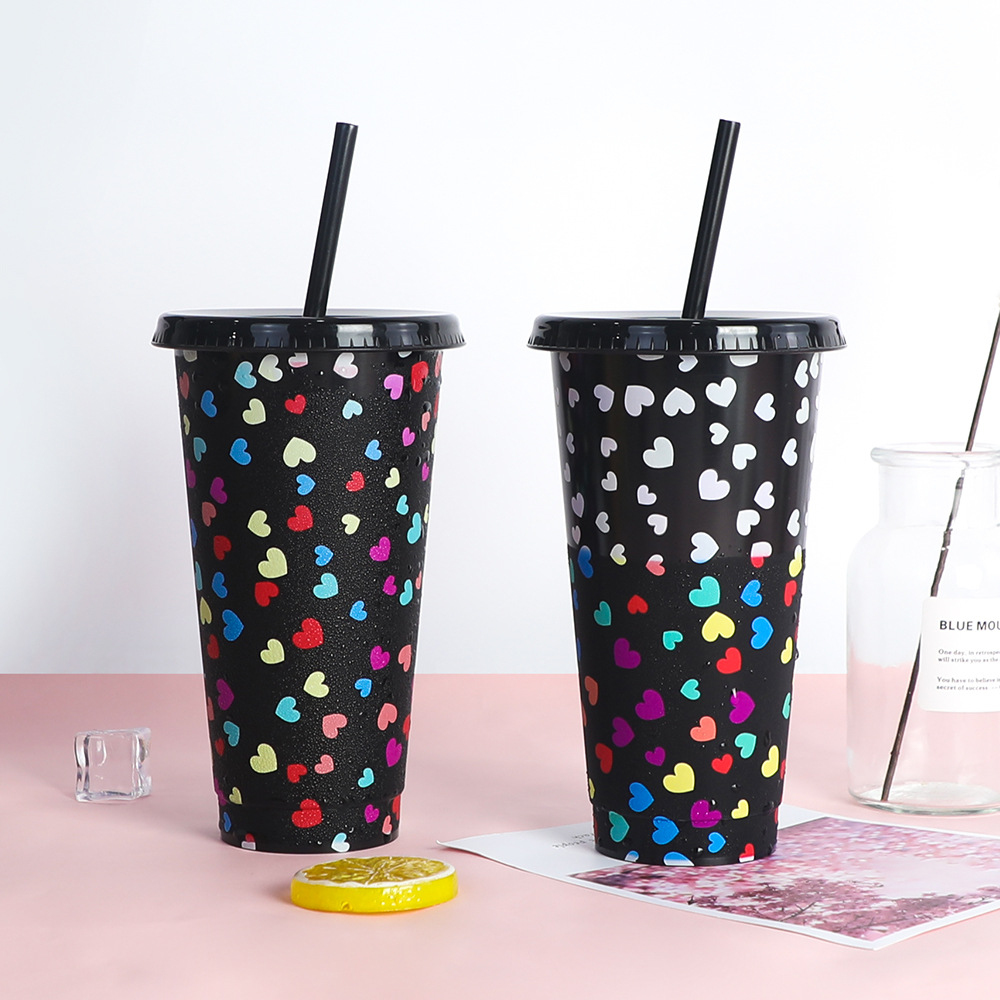 SROY Magic Color Changing Cups Fashion Glitter Cup Flash Shiny Cup ...