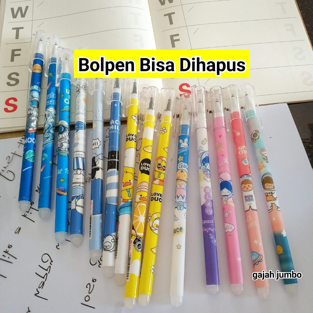 Isi 4 - Bolpen Hapus Magic Pen Pulpen Bolpoint Bisa Dihapus | Lazada ...