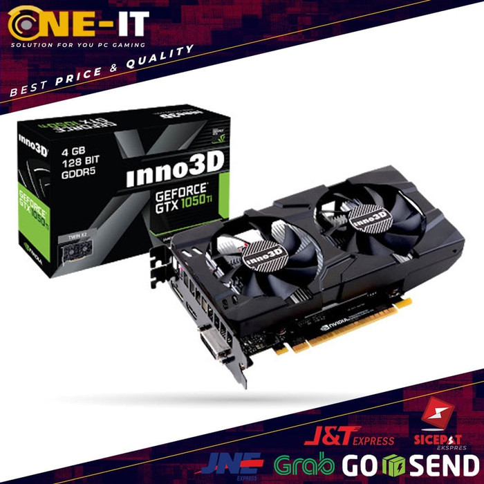 VGA Nvidia INNO3D GTX 1050 Ti Twin X2 4 GB | Lazada Indonesia