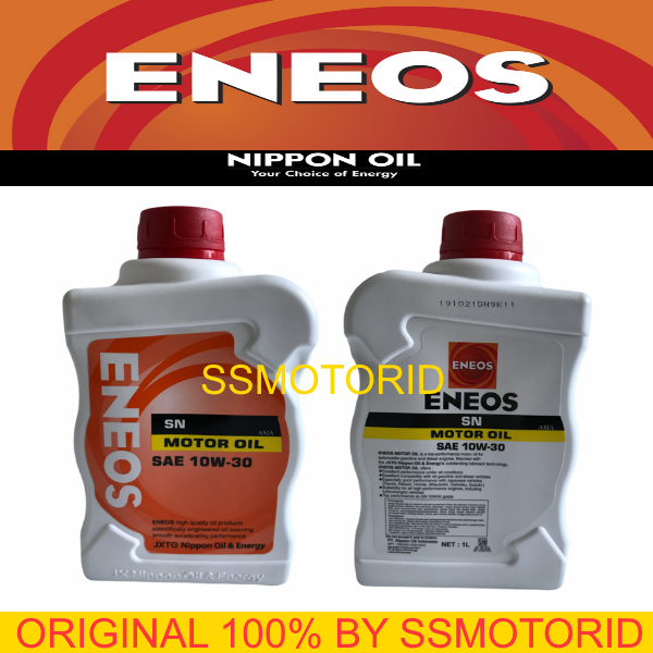 Oli ENEOS SN 4 Cycle 4T API SN SAE 10W-30 1000mL 1 Liter JX Nippon Oil & Energy Tokyo Japan ...