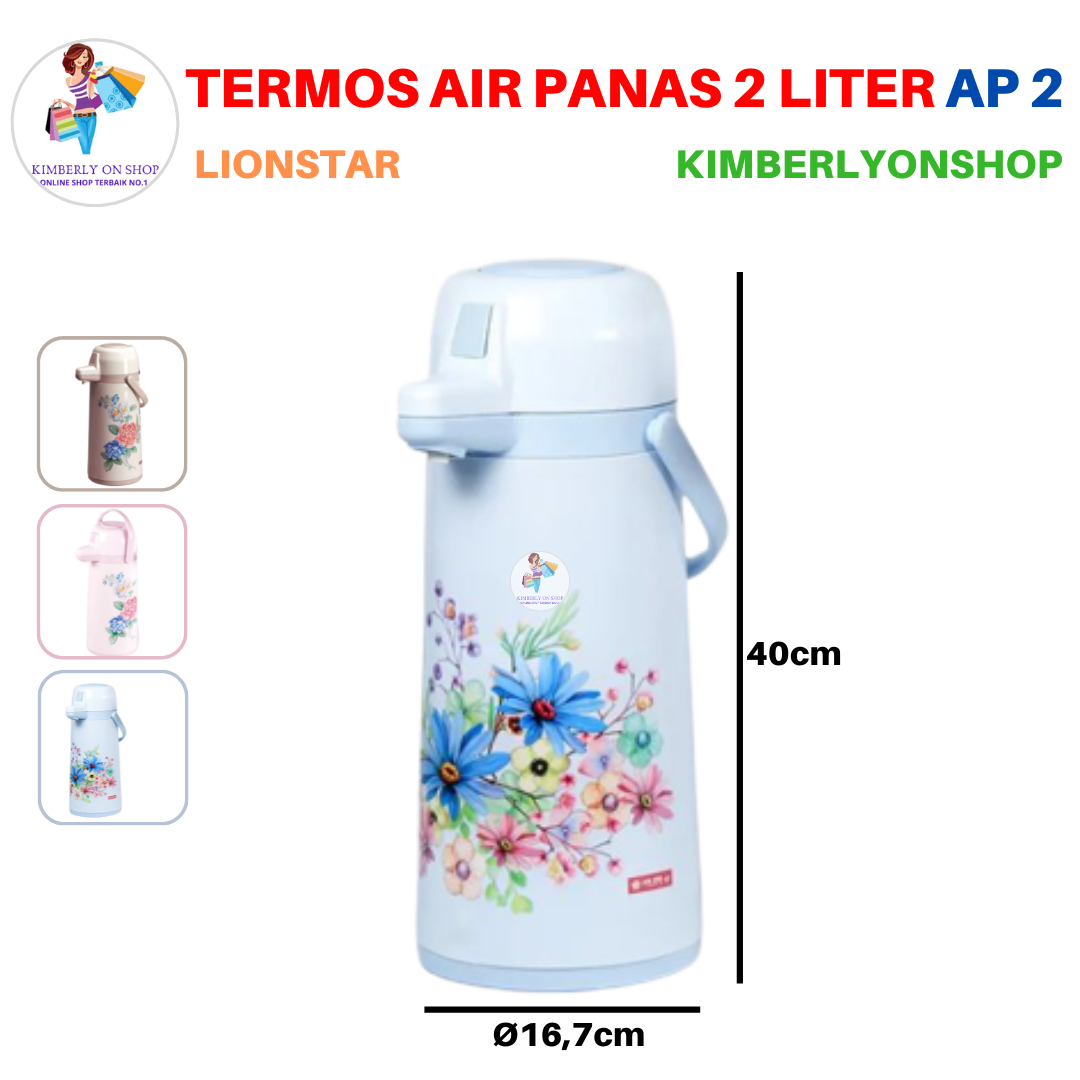 Termos air panas Pompa Air Pot 2 Liter AP 2 Lion Star | Lazada Indonesia