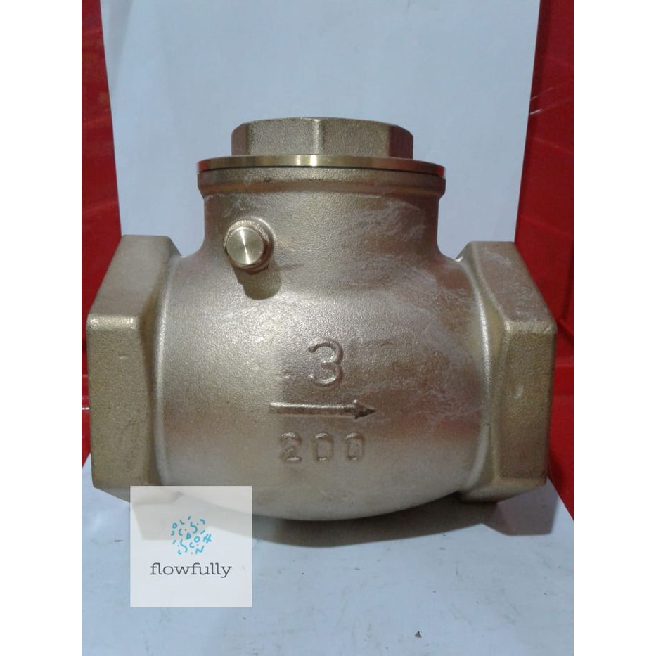 CHECK VALVE KUNINGAN 3 inch ONDA TABOK TUSLA KLEP | Lazada Indonesia
