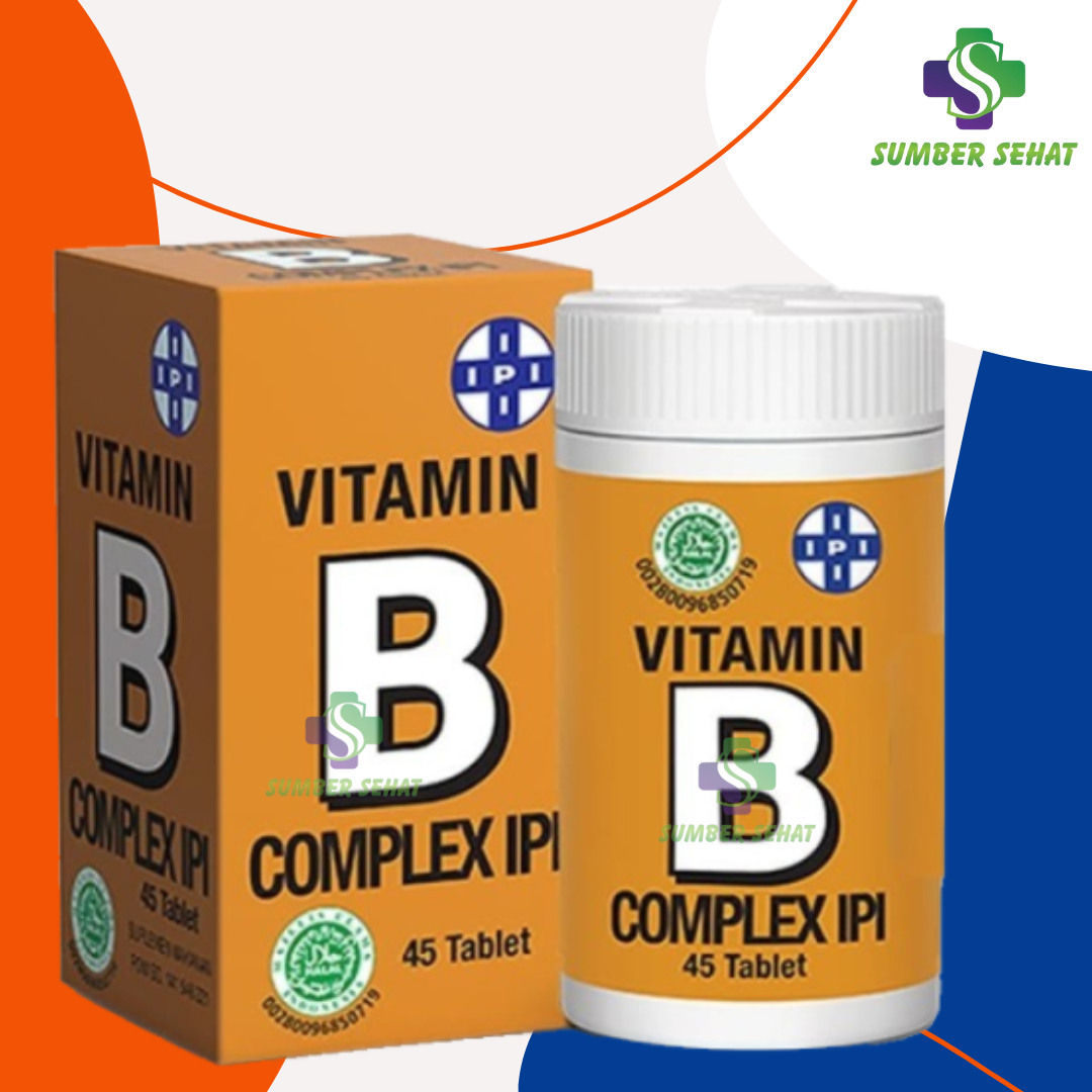 VITAMIN B COMPLEX IPI BOTOL 45 TABLET | Lazada Indonesia