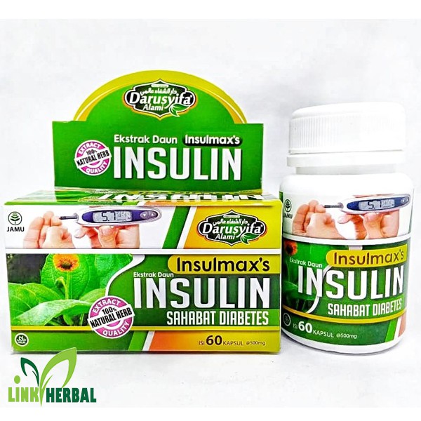 Insulmax's INSULIN Ekstrak Daun Insulin Diabetes Darusyifa Isi 60 ...
