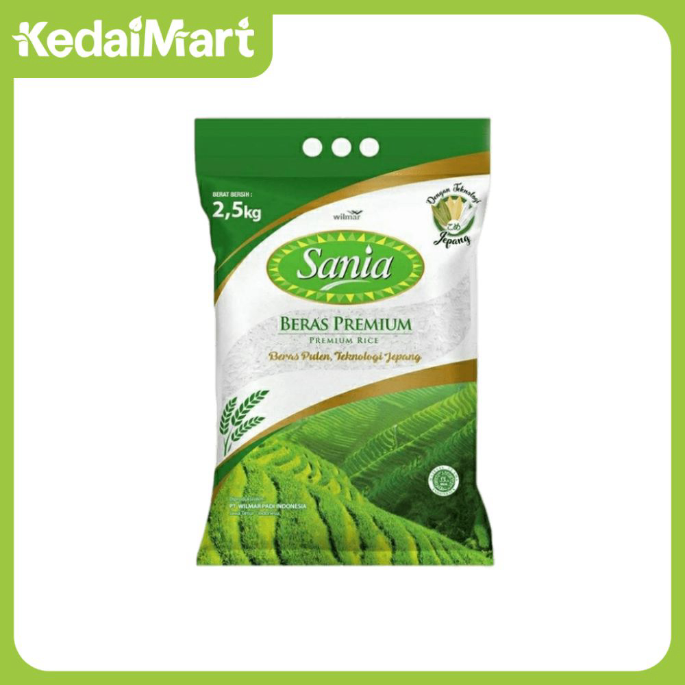 Beras Putih Premium Sania 2,5 Kg | Lazada Indonesia