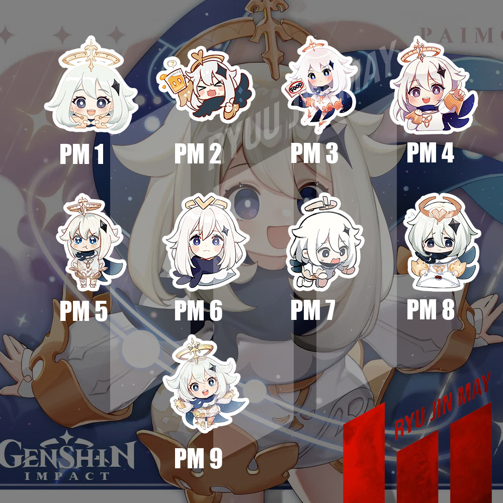 Sticker Anime - Genshin Impact - Paimon | Lazada Indonesia