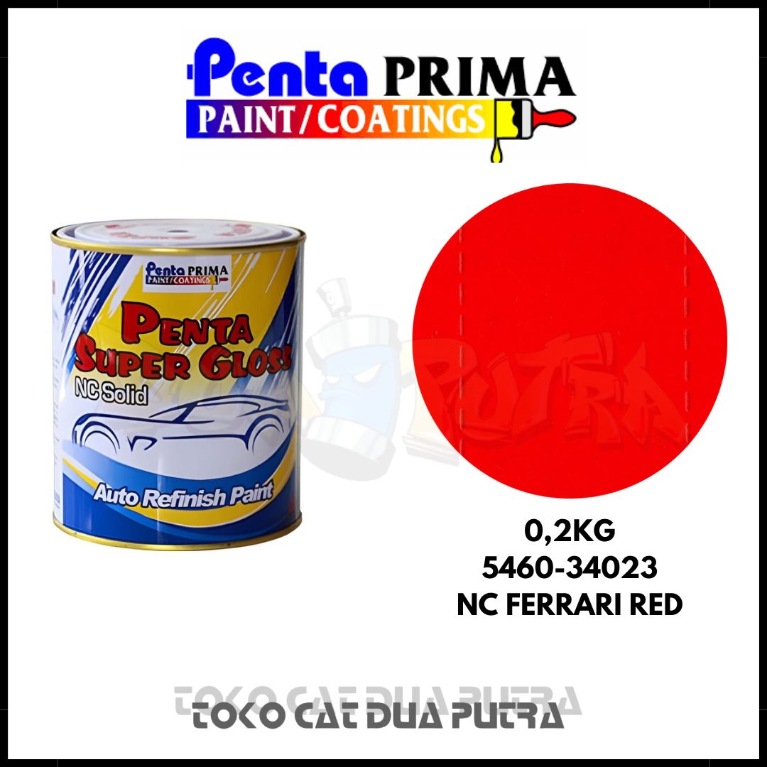 Cat Duco Penta Super Gloss 0,2Kg 5460-34023 Nc Ferrari Red | Lazada ...