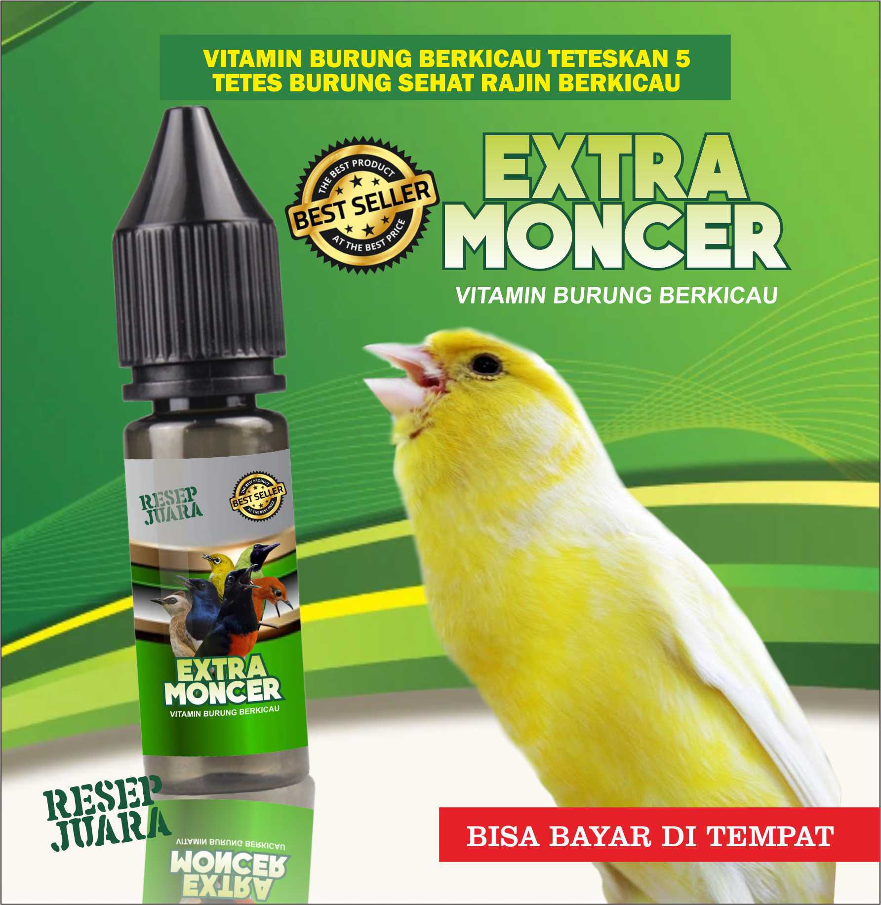 EXTRA MONCER VITAMIN BURUNG KENARI - 15ML | Lazada Indonesia
