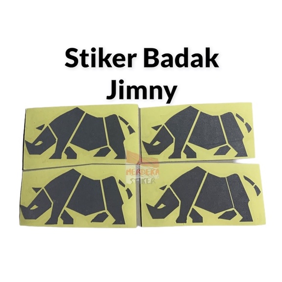 Stiker Mobil / Sticker Mobil Logo Badak Jimny | Lazada Indonesia