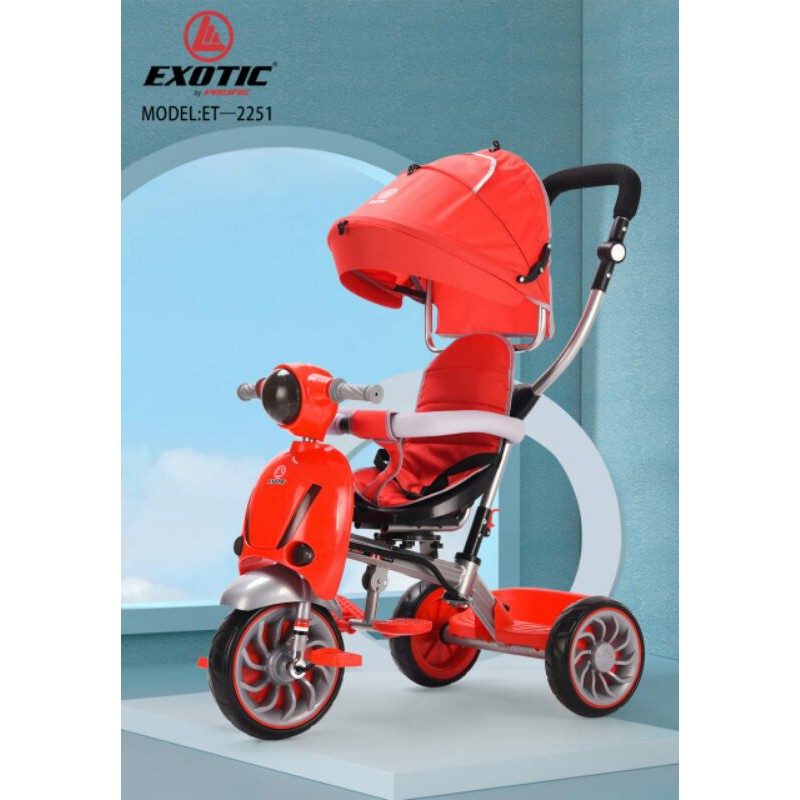 Sepeda Roda Tiga Exotic by Pacific ET-2251 Original Model baru dengan ...