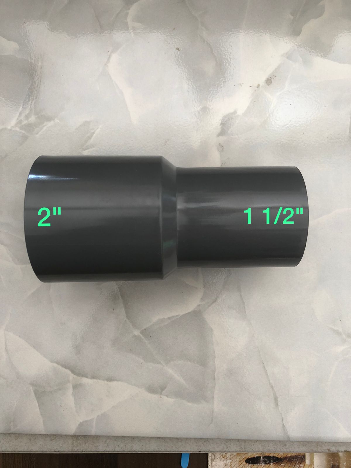 Vlok Sock / Reducer Socket PVC 2" x 1 1/2" 2x1.5 inch Rucika / Power AW ...