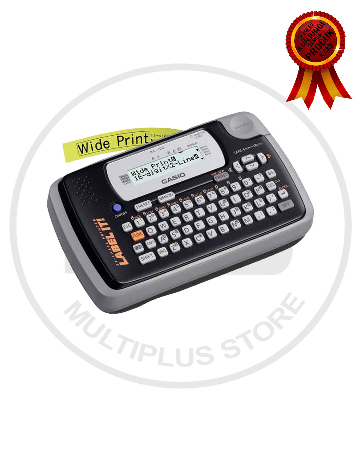 Casio Mesin Label Printer Buat Mencetak Label KL-120 w | Lazada Indonesia
