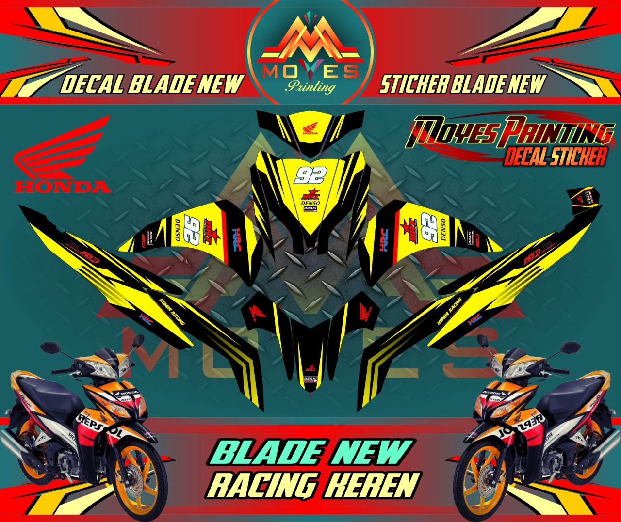 decal blade new stiker deca motor blade new stiker full body blade new ...