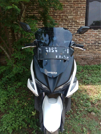 Frame Windshield yamaha Aerox New Windshield tinggi, Kedok Aerox New ...