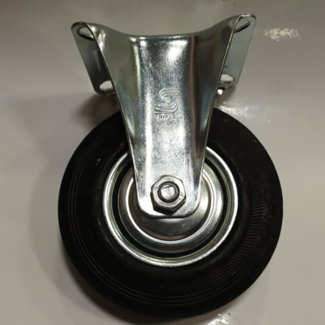 Roda Troli 5" Mati Roda Karet 5 inch Roda Etalase Roda Gerobak | Lazada ...