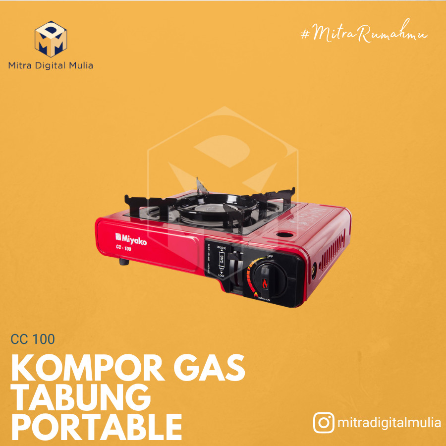 Miyako CC 100 Kompor Gas Travel | Lazada Indonesia