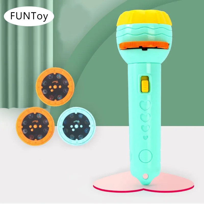 FUNToy Anak Proyeksi Senter Lucu Kartun Awal Pendidikan Mainan ...