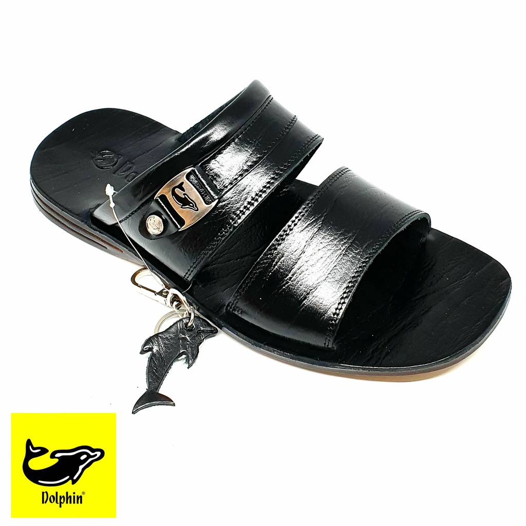 Dolphin Sandal Slide Pria Kulit "D-25" Classic Series | Lazada Indonesia