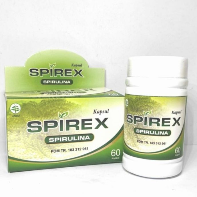 SPIREX Original - Kapsul Spirulina High Nutrient Food Kesehatan - Obat ...