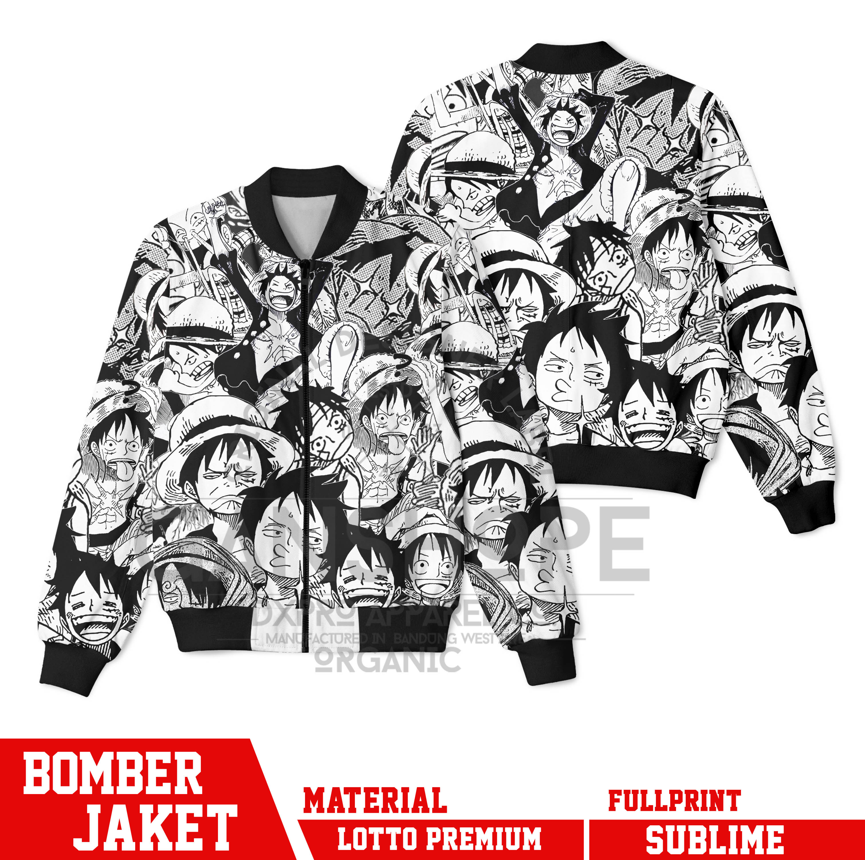 BOMBER JAKET ANIME ONE PIECE D LUFFY MANGA | Lazada Indonesia