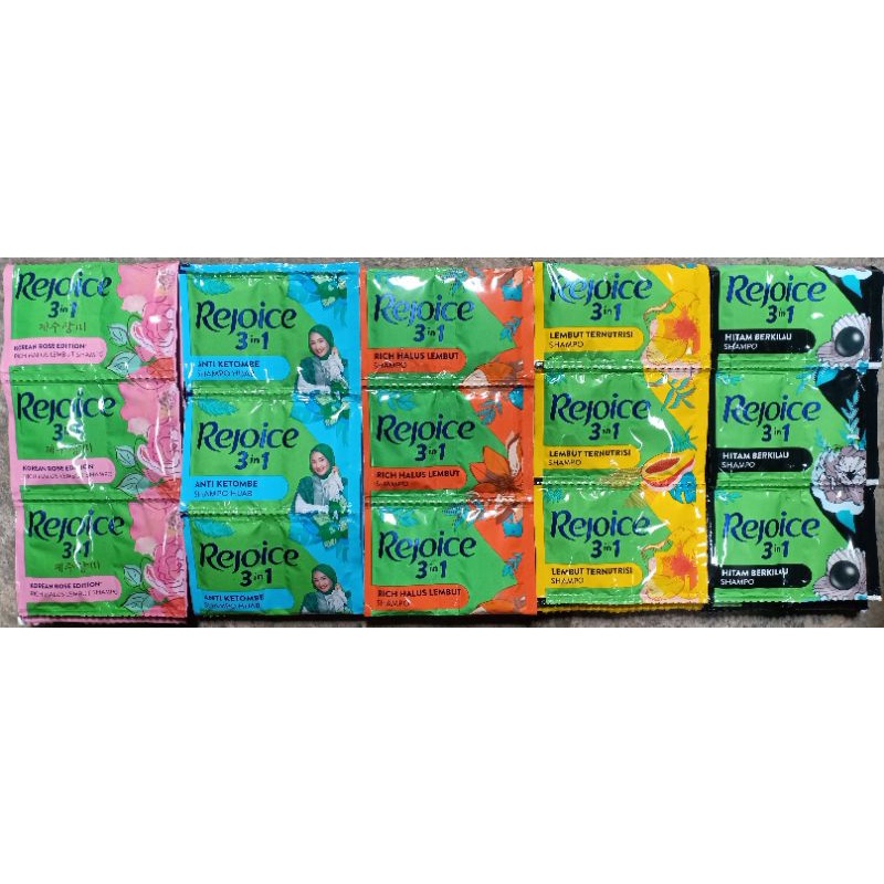 Sampo Rejoice Renceng 24 Sachet Varian Random | Lazada Indonesia