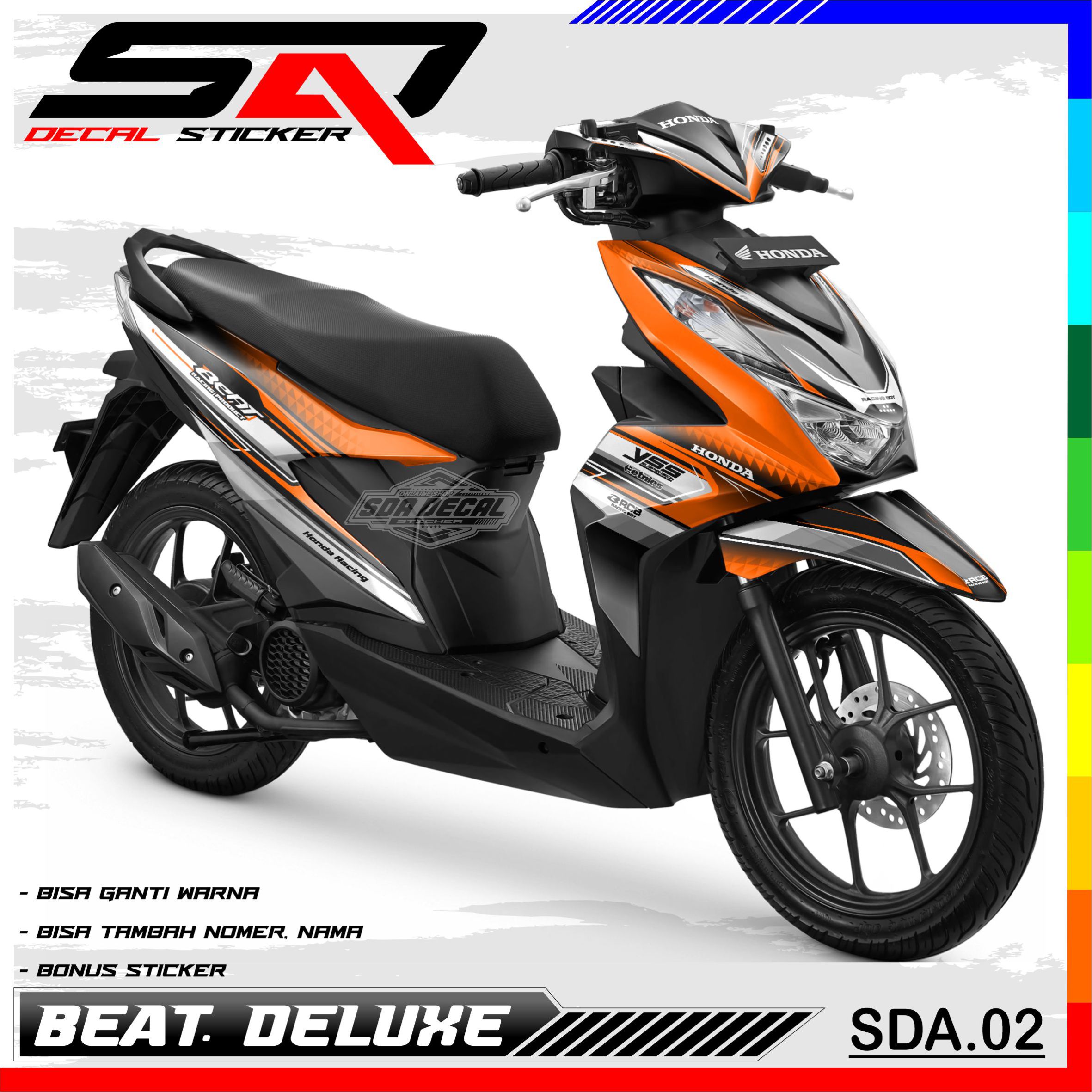 Decal Sticker Custoom Full Body BEAT DELUXE 2020-2023 Decal Stiker ...