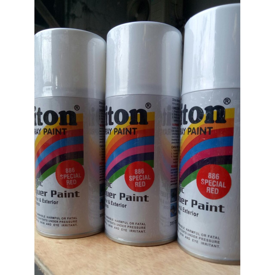 pilok pilox diton special red 886 300CC merah cerah | Lazada Indonesia