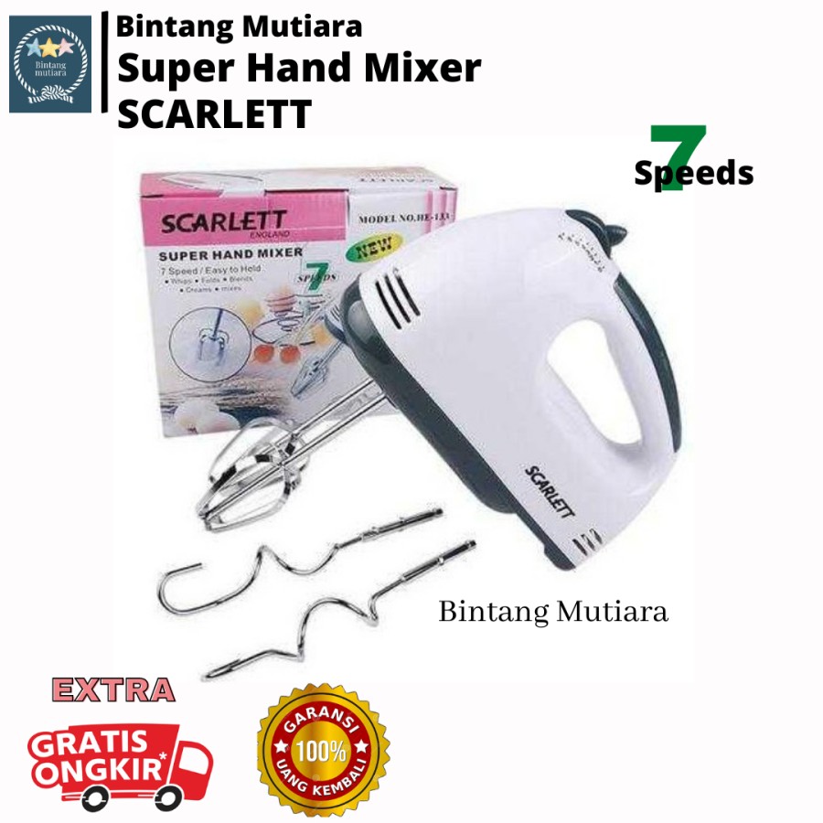 Hand mixer 7speed Scarlett / Mixer KD-133 | Lazada Indonesia