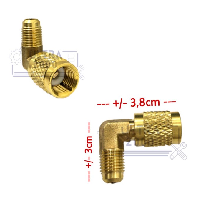 Adapter Nepel R410 Nepel Ac Mobil Angin Kompresor 14 Nepel Sambungan Selang Alat Alat Ac