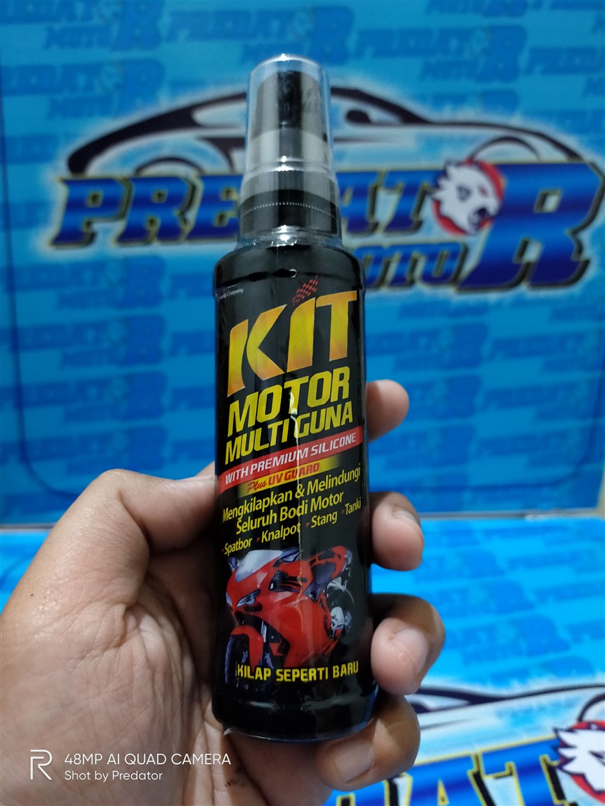 KIT MULTIGUNA PENGKILAP SELURUH BODY MOTOR KILAT SEPERTI BARU 100ML ...